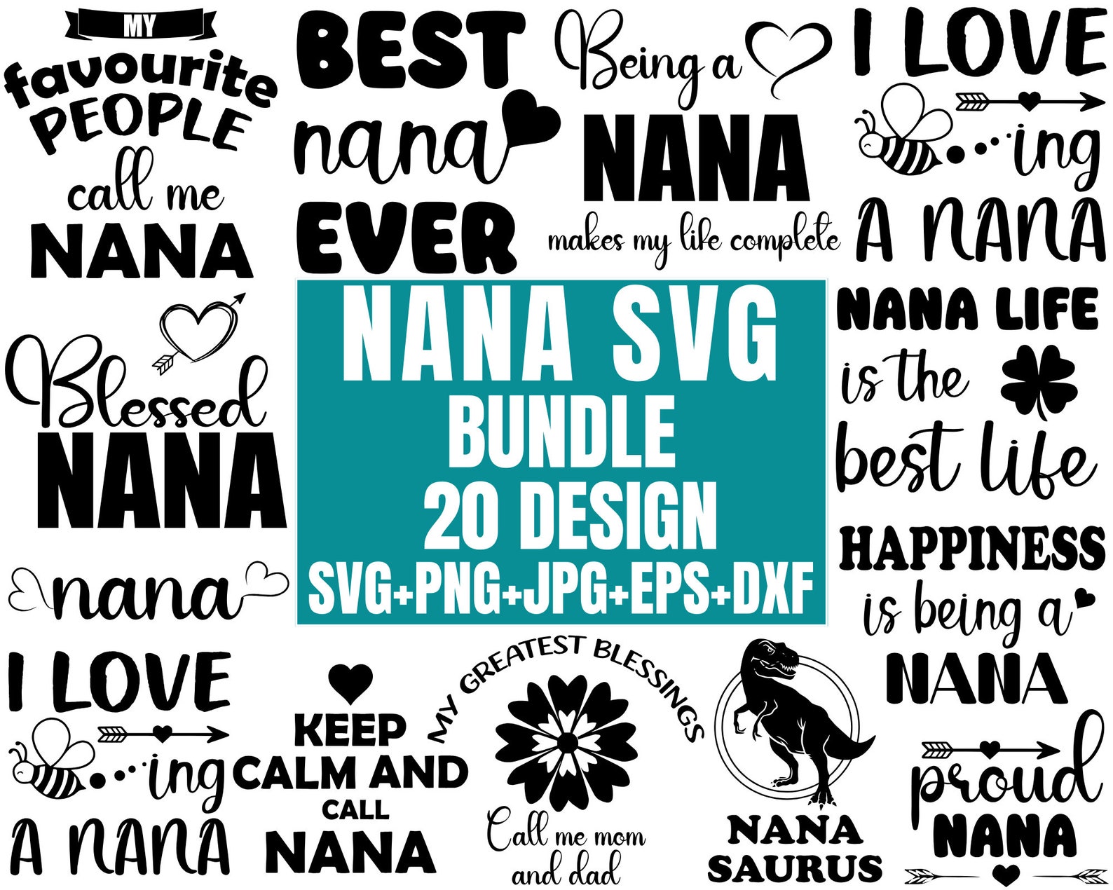 Nana Svg Bundle, Nana Life Svg, Nana Shirt Svg, Best Nana Ever Svg ...