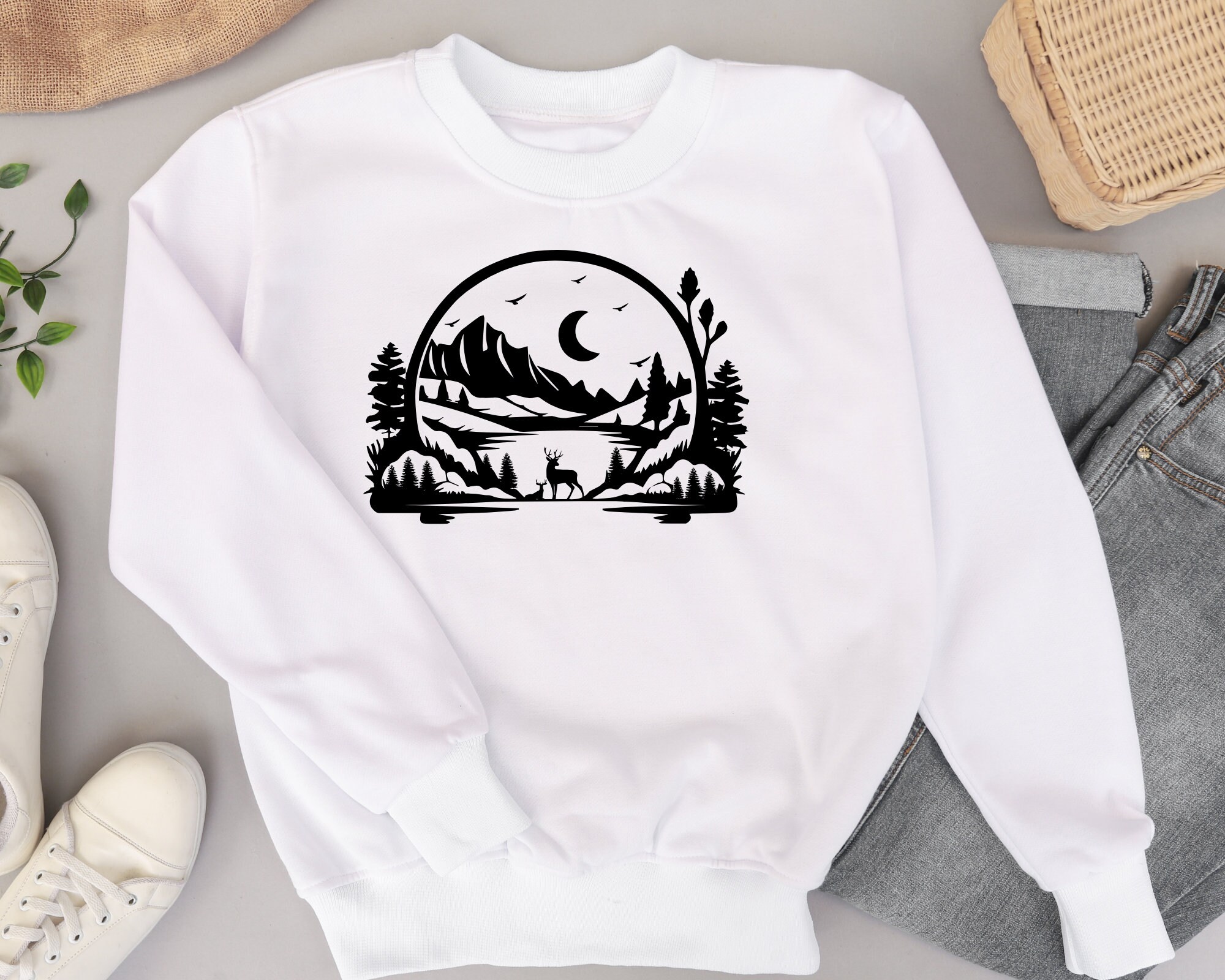 Landscape Svg Bundle, Adventure Svg, Forest Scene, Nature Scene ...
