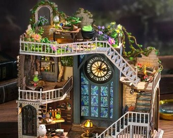 DIY 3D Wooden Miniature House Building Kit: Sam's Study - Etsy