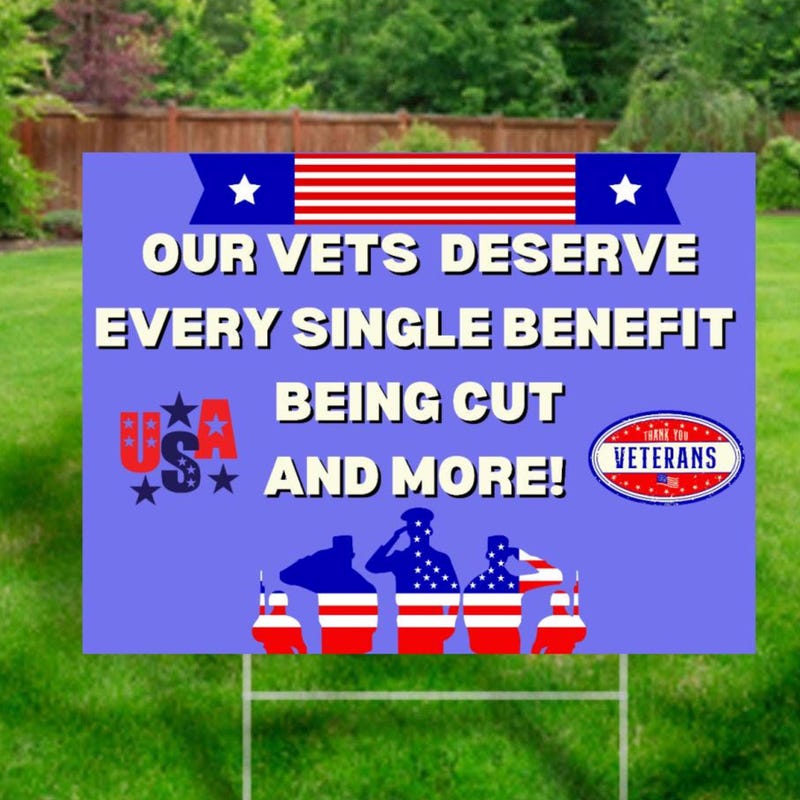 Veteran Protest Signs - Etsy