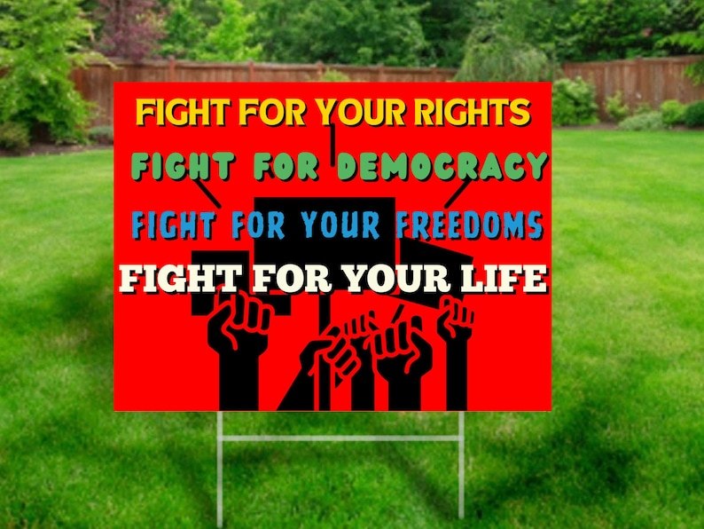 Veteran Benefits, Political Lawn Sign, Anti Trump Yard Sign, Political ...