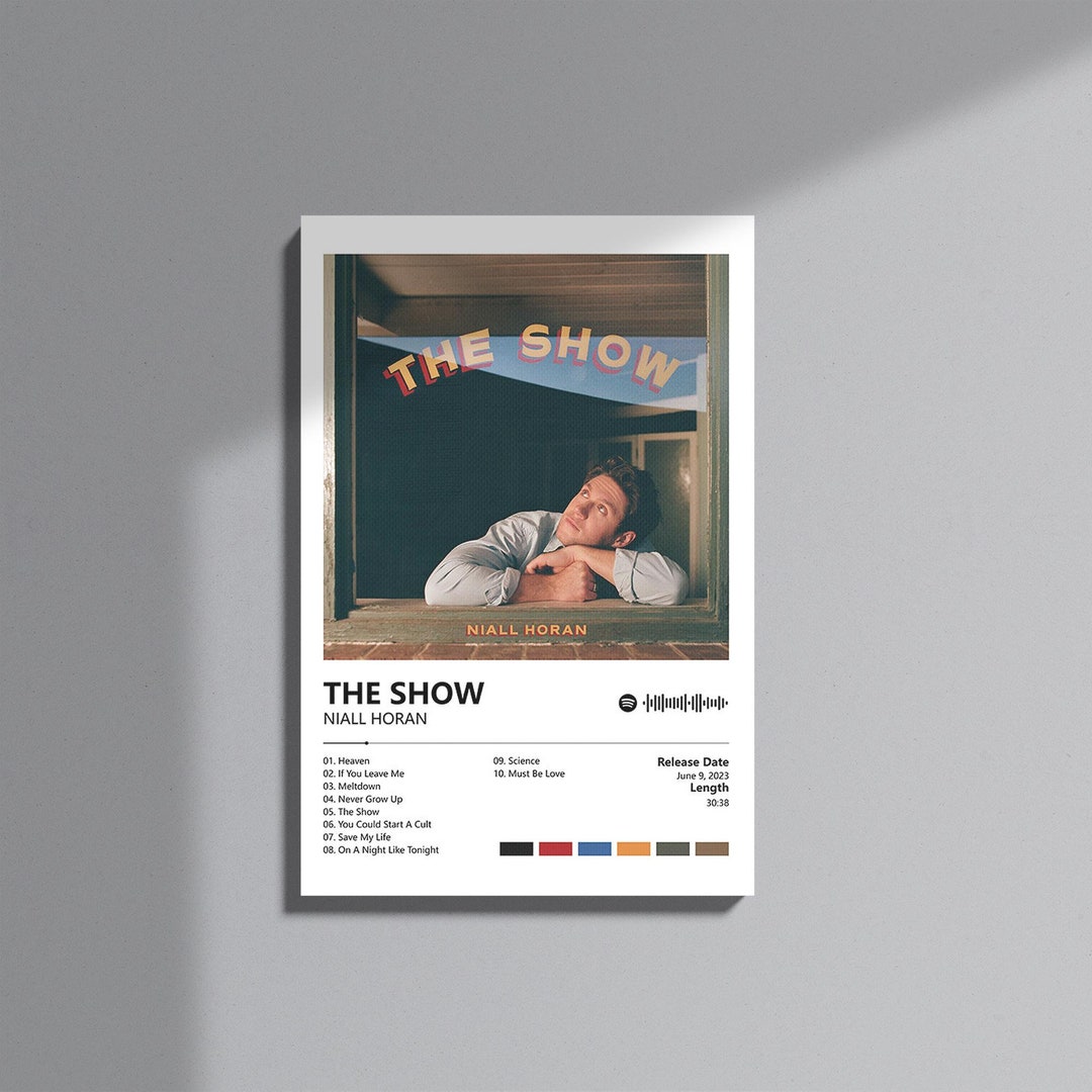 The Show Album Poster, Niall Horan Music Poster, the Show Tracklist ...