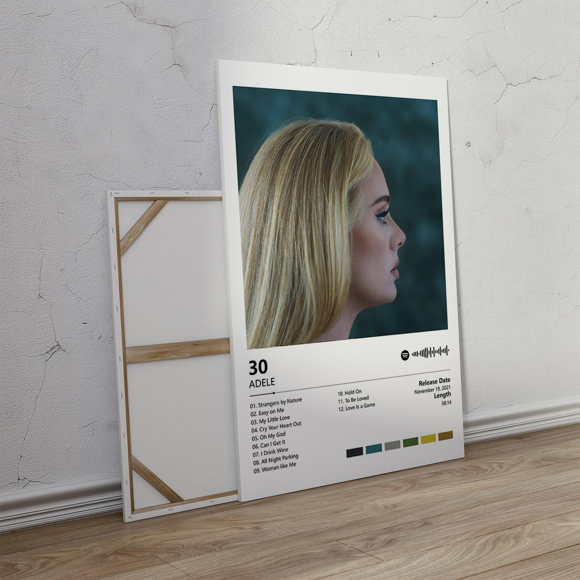 Adele Poster, 30-adele Album Poster, Adele Merch, Minimalist Vintage ...