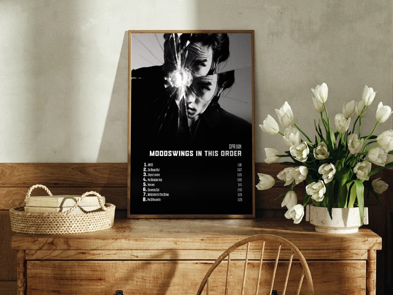 DPR IAN Poster, Moodswings in This Order Album Poster, Minimalist ...