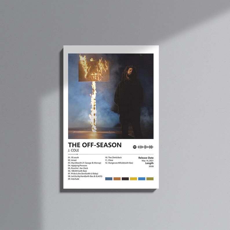 The Off-season Album Poster, J. Cole Music Poster, the Off-season ...