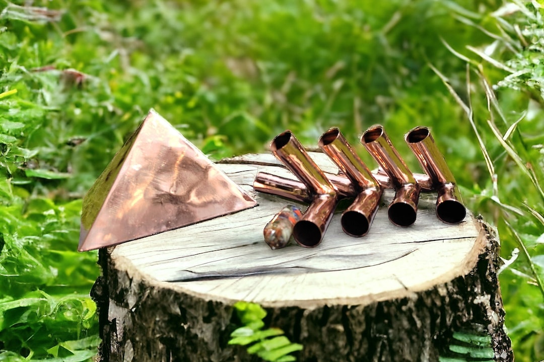 Giza L Type 3/8 Inch Copper Meditation Pyramid Kit Without Copper Main ...