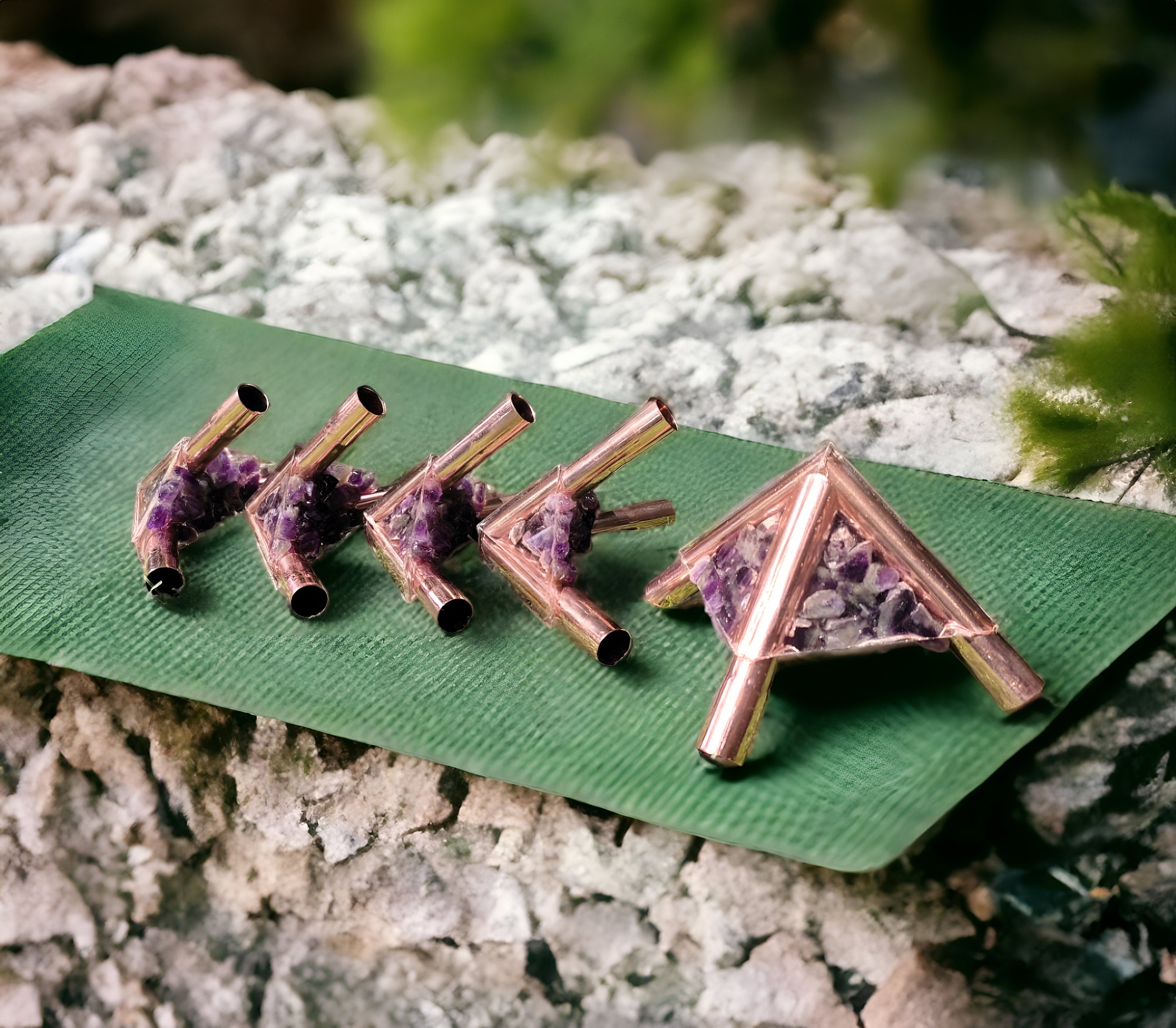 Giza M Type 1/2 Inch Copper Orgonite Meditation Pyramid Kit Without ...