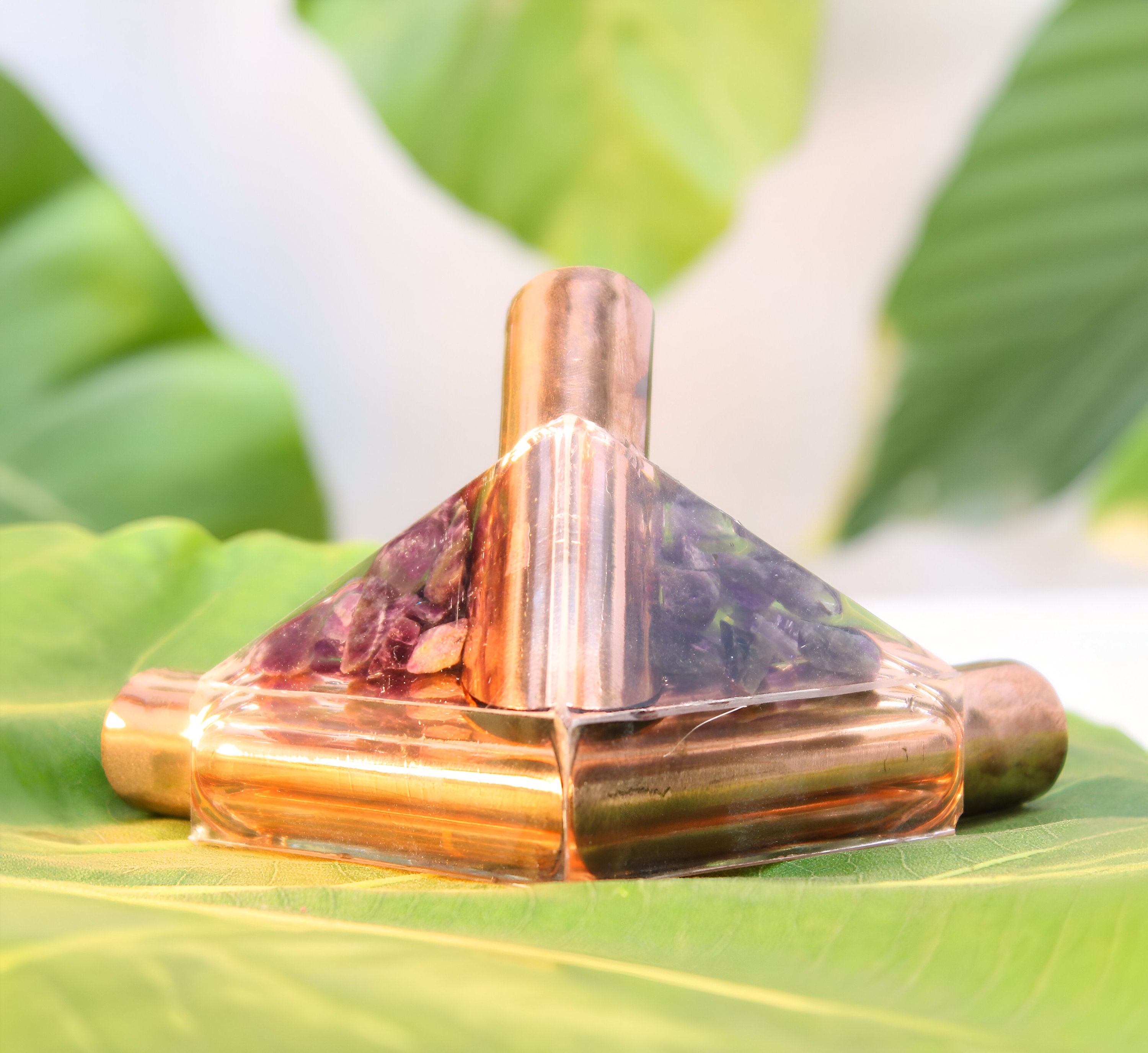 Giza M Type 1/2 Inch Copper Orgonite Meditation Pyramid Kit Without ...