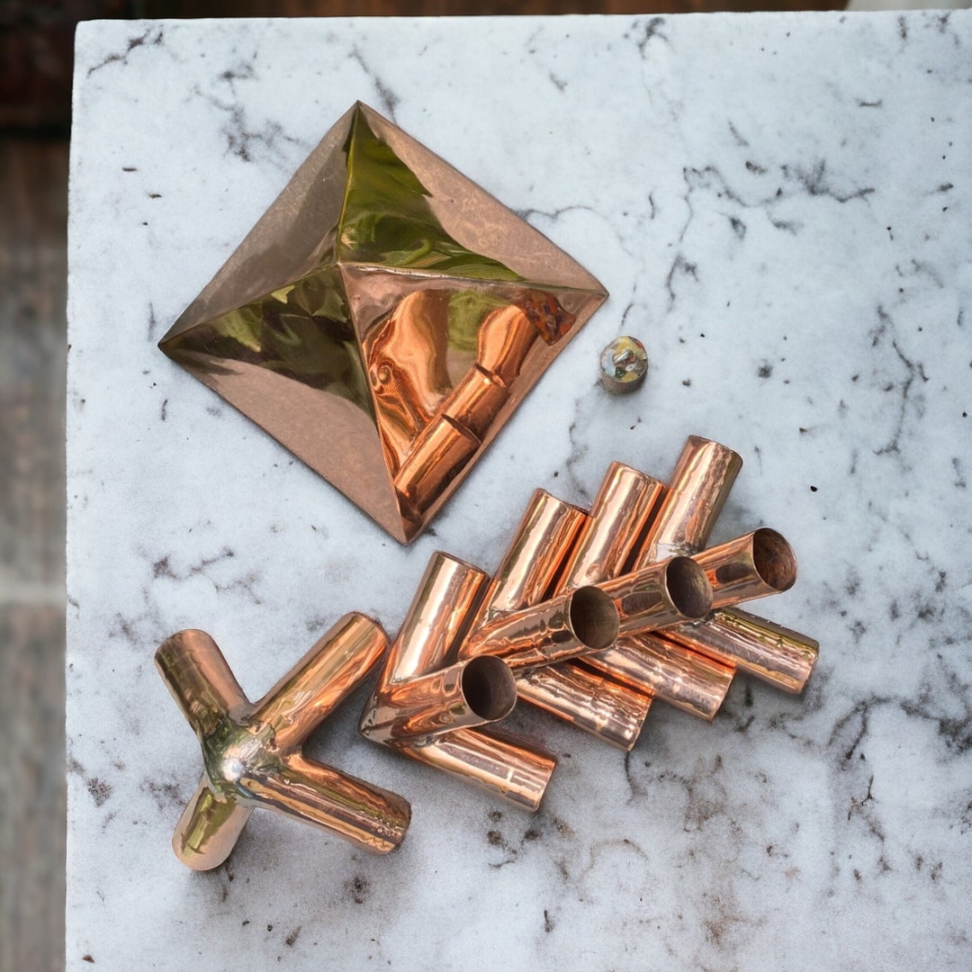 Giza 22 MM Copper Meditation Pyramid Kit Without Copper Main Pipes With ...