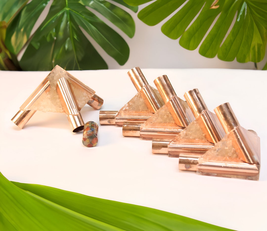 Giza M Type 1/2 Inch Copper Orgonite Meditation Pyramid Kit Without ...