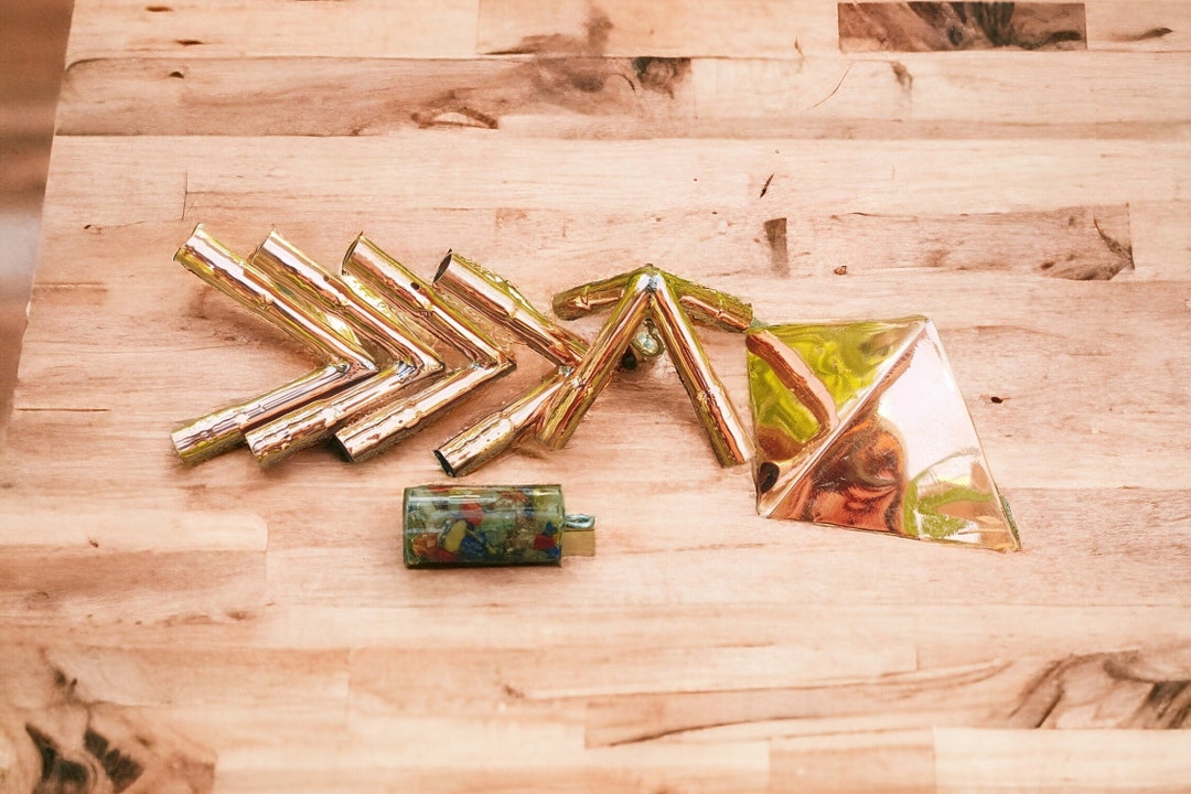 Giza 12 MM Copper Meditation Pyramid Kit Without Copper Main Pipes With ...