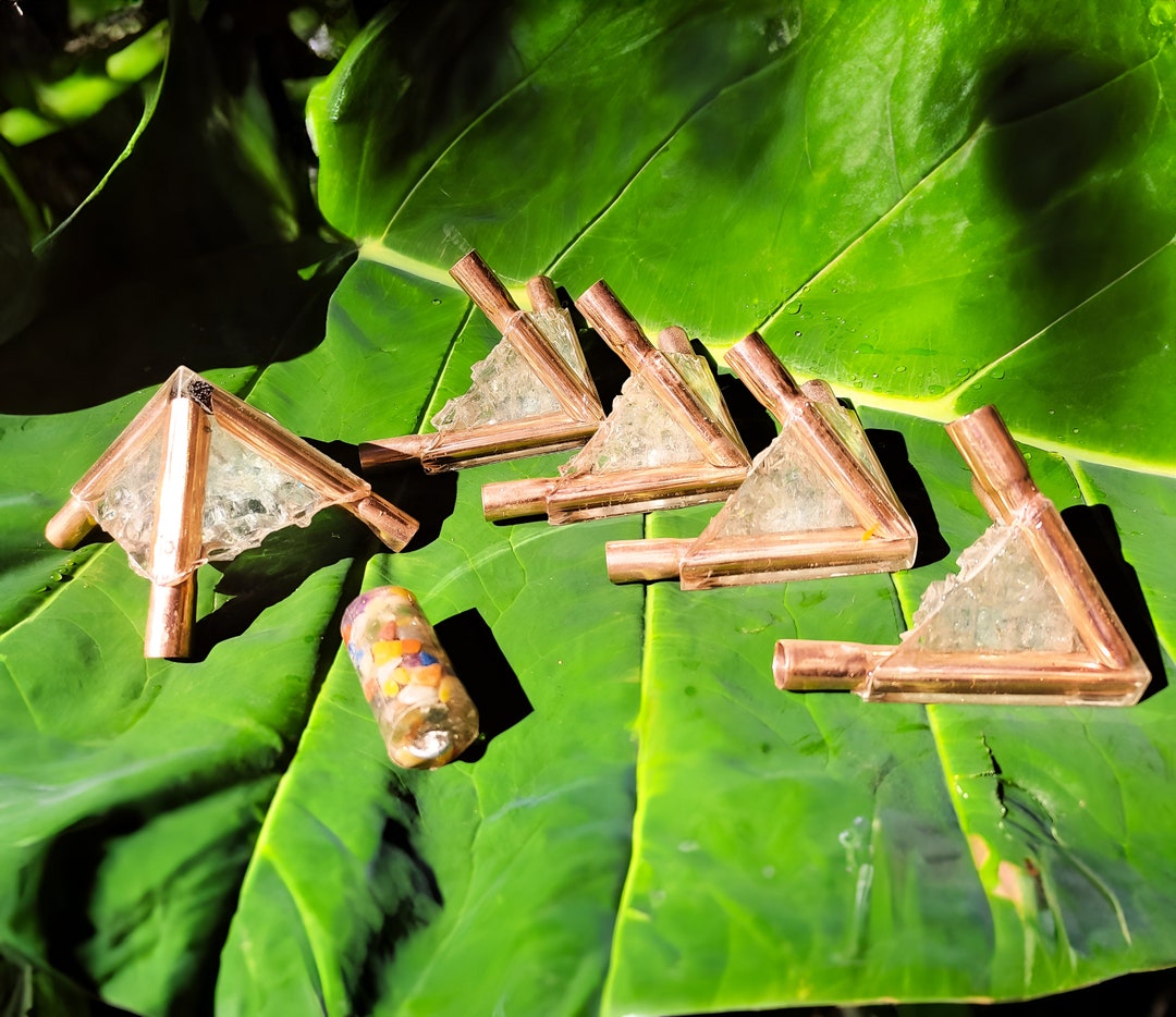 Giza 12 MM Copper Orgonite Meditation Pyramid Kit Without Copper Main ...