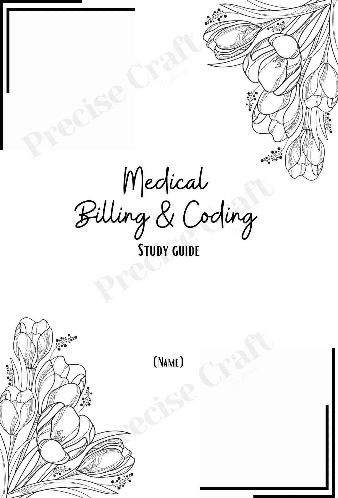 Medical Billing and Coding Study Guide Template - Etsy