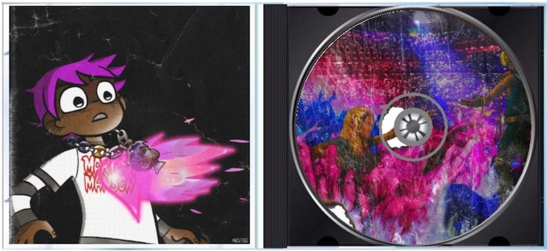 Lil Uzi Vert - Luv is Rage 1 - 2015 Mixtape Album, Custom CD Hip-hop ...