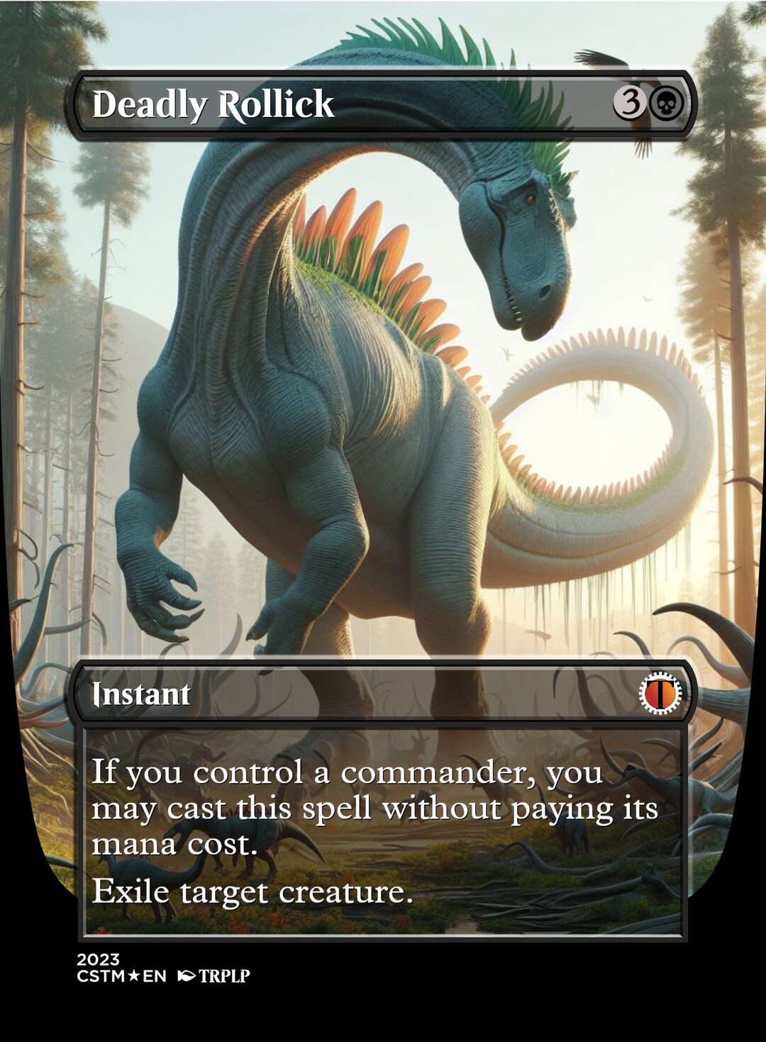 MTG Custom PROXY deadly Rollick Custom Card - Etsy