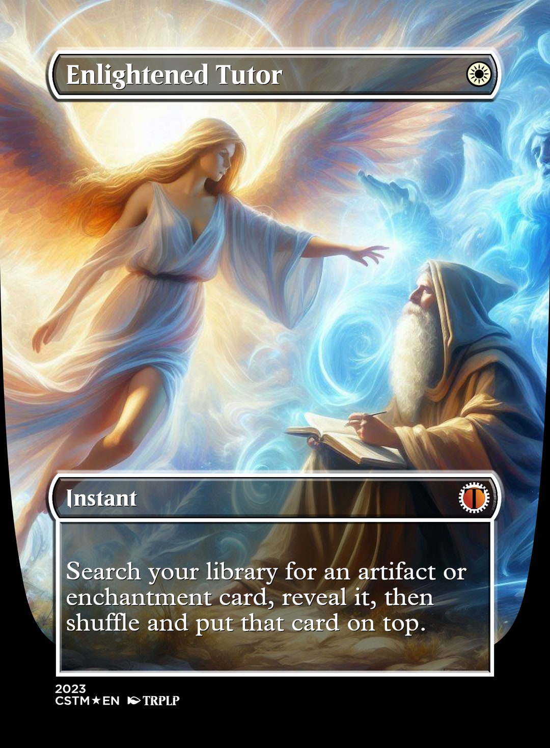 MTG Custom PROXY enlightened Tutor Custom Card - Etsy MTG Custom PROXY enlightened Tutor Custom Card - Etsy