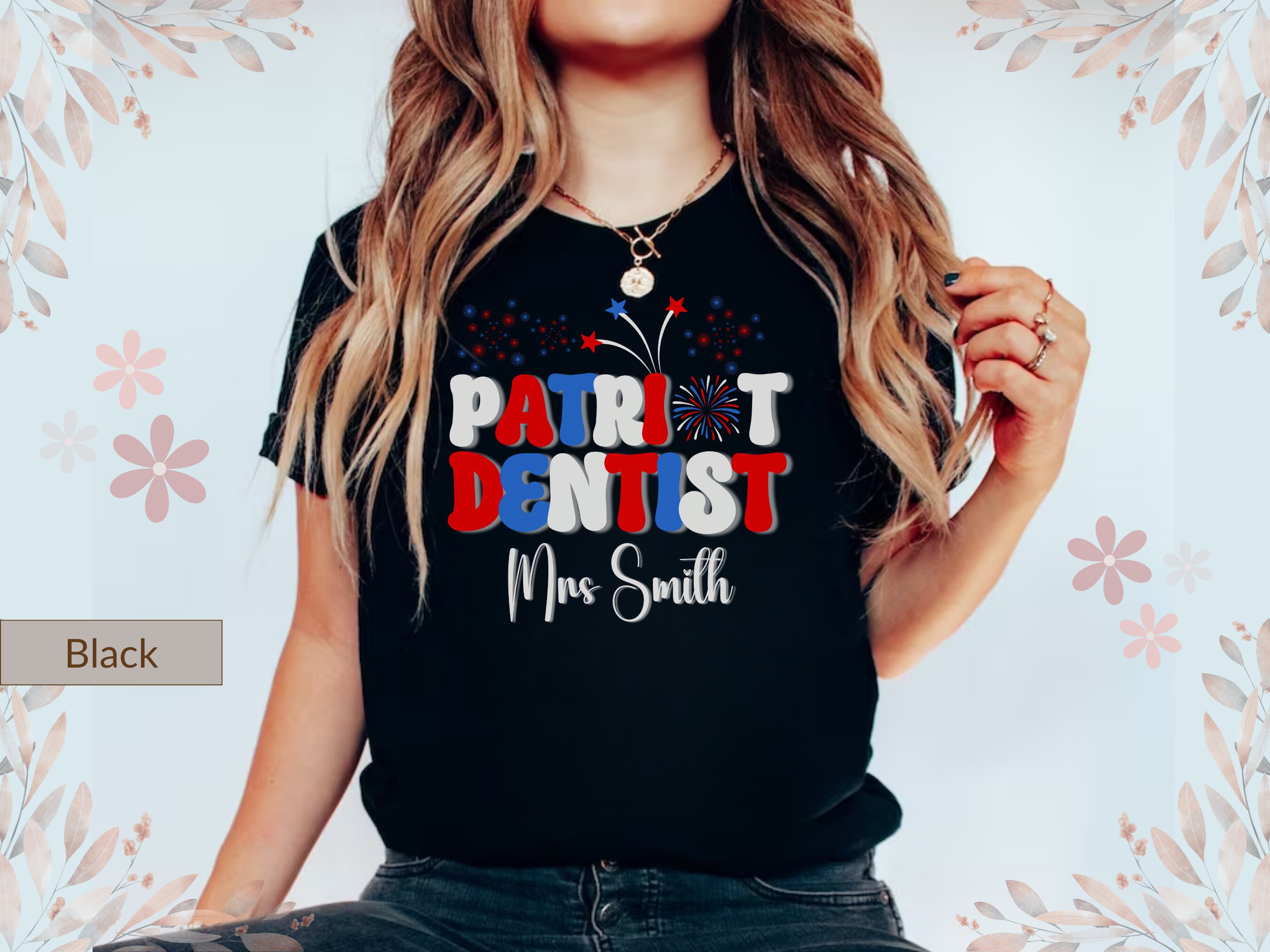 Personalized 4th of July Dentist Shirt Gift for Dentist Gift Fourth of ...