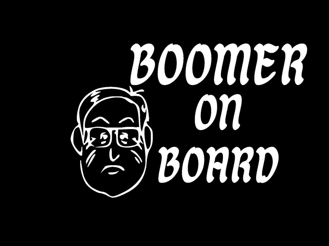 Boomer on Board Svg - Etsy