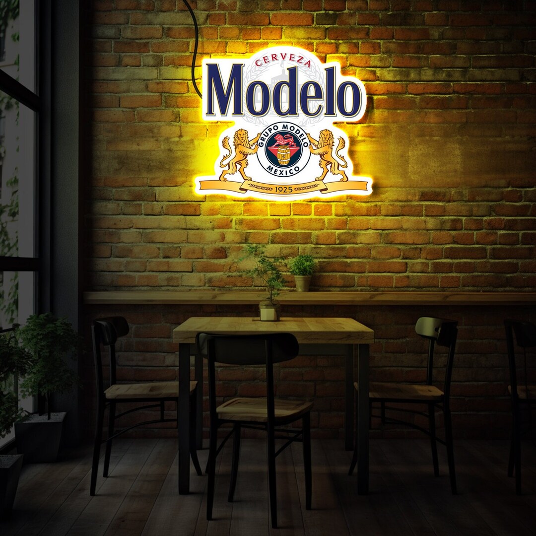 Modelo Neon Sign Modelo Light Modelo Led Sign Modelo Beer - Etsy Australia