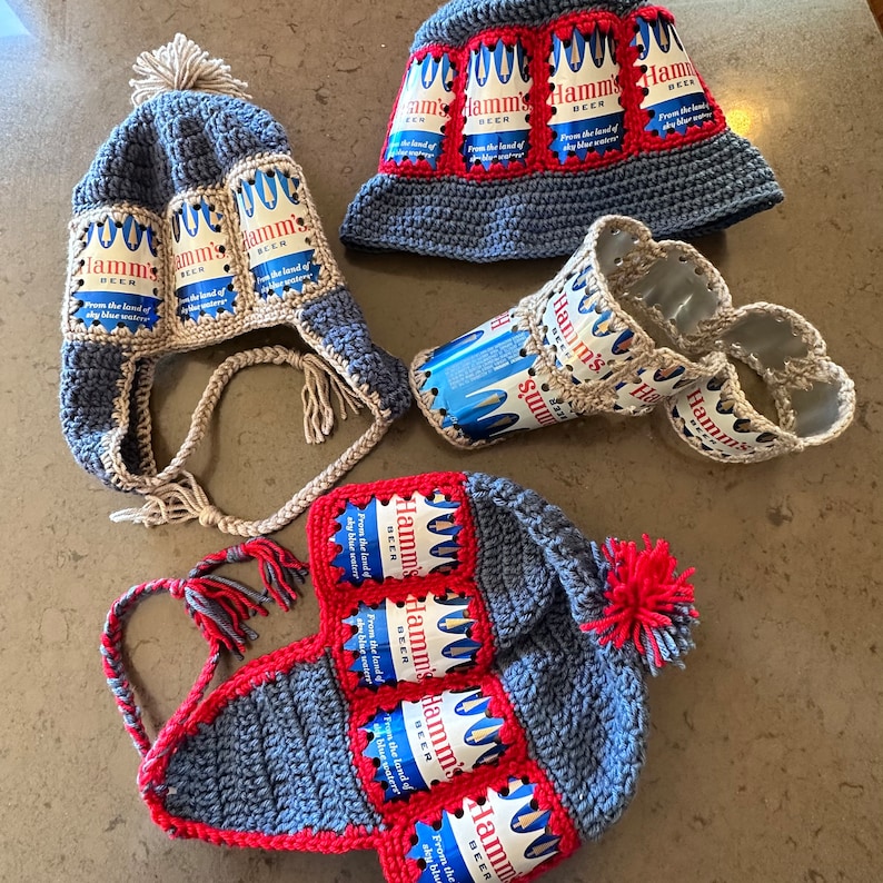 CUSTOM Beer Can Hat - Bucket Hat, Ear Flap Hat, Visor - Etsy