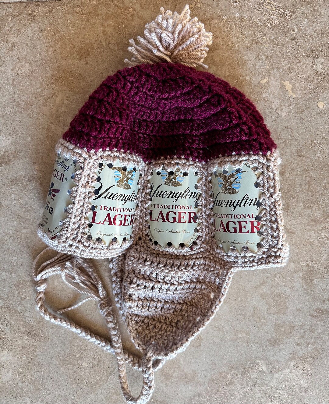 Crochet Beer Can Winter Hat - Etsy