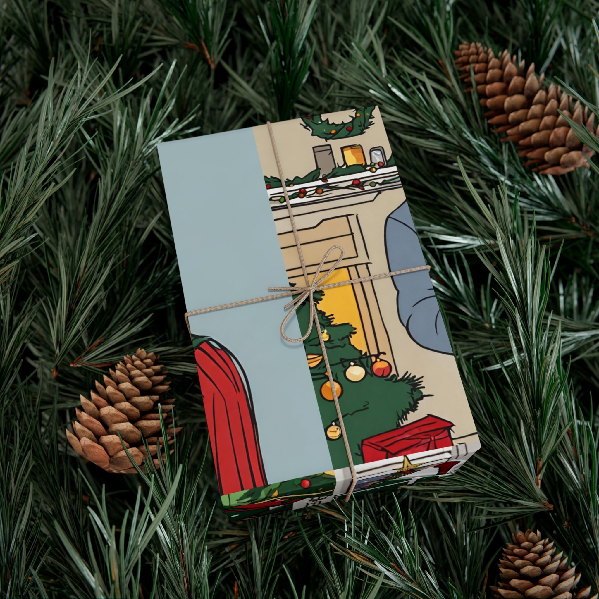 Friends Themed Christmas Gift Wrap Papers - Etsy