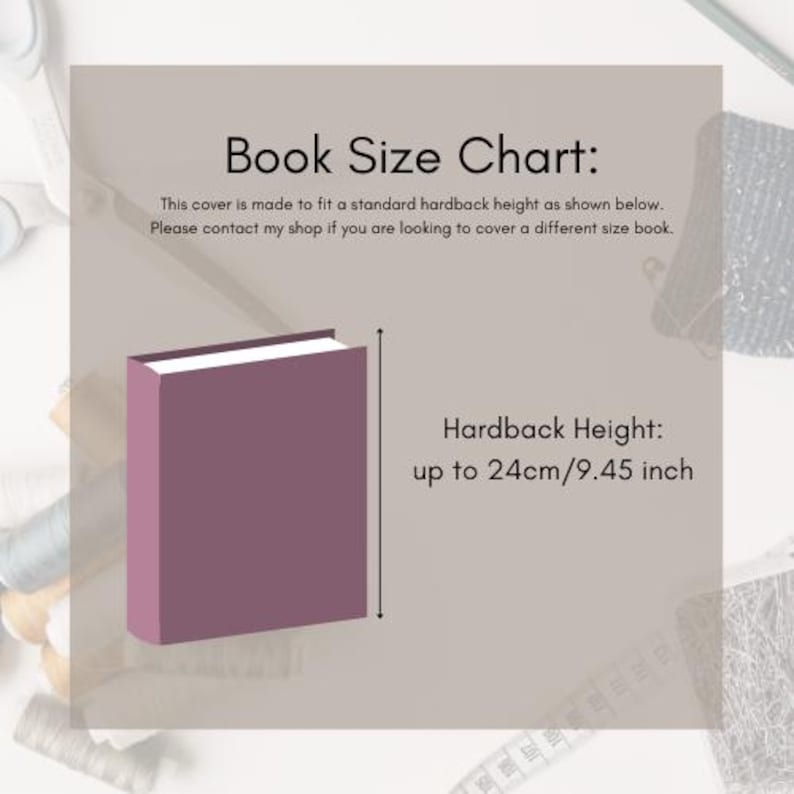 Handmade Hardback Adjustable Book Cover | Fabric Dust Jacket | Black ...