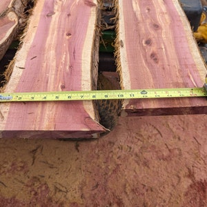 18" Rough Cut 1/2 Inch Thick Live Edge Eastern Red Cedar - Etsy