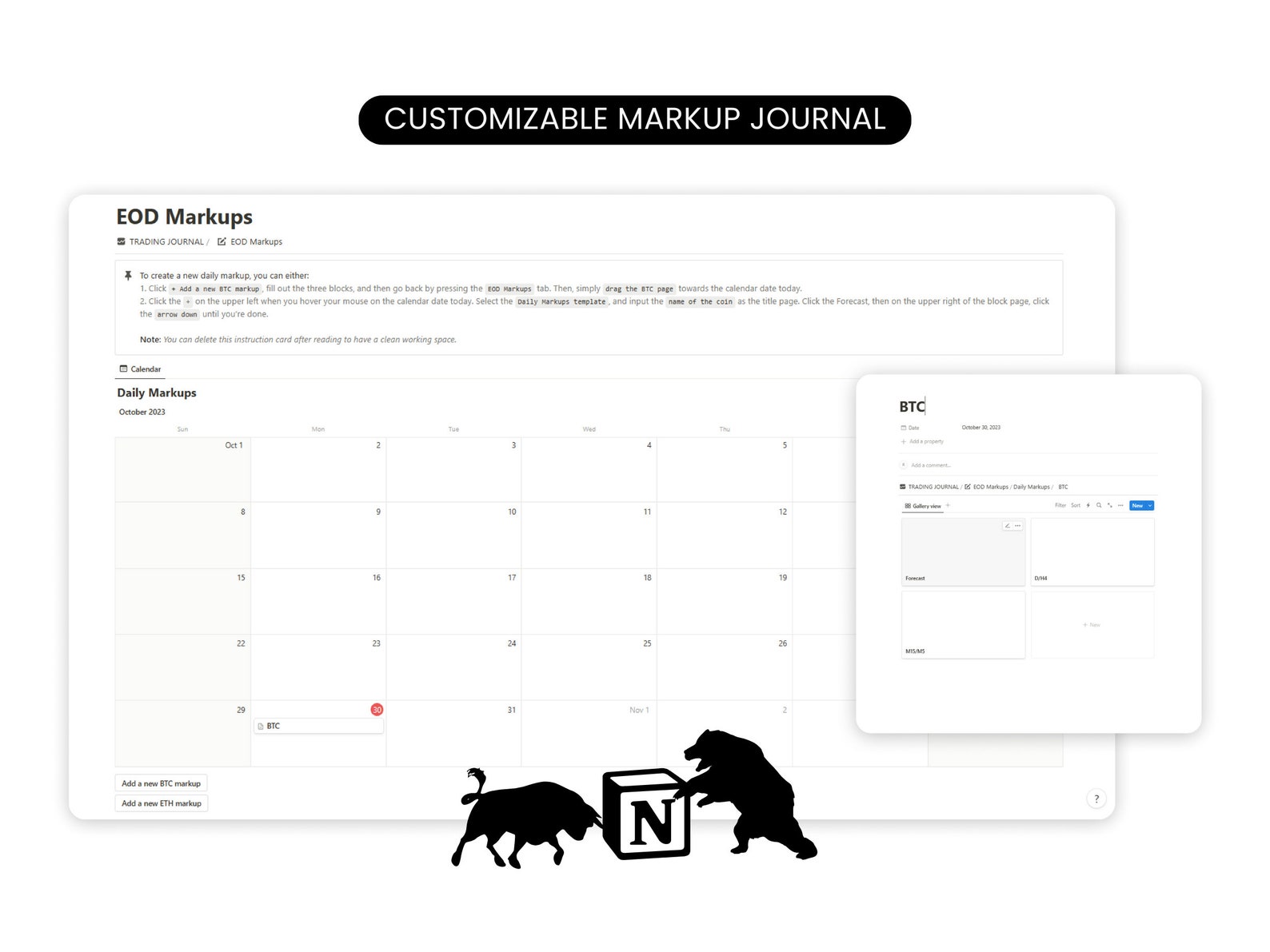 Ultimate Trading Journal and Dashboard for Forex and Crypto, Notion ...
