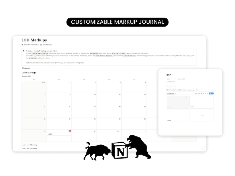 Ultimate Trading Journal and Dashboard for Forex and Crypto, Notion ...