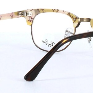 Ray-ban RX5154-5650 Dark Tortoise Clubmaster Eyeglasses Optics - Etsy