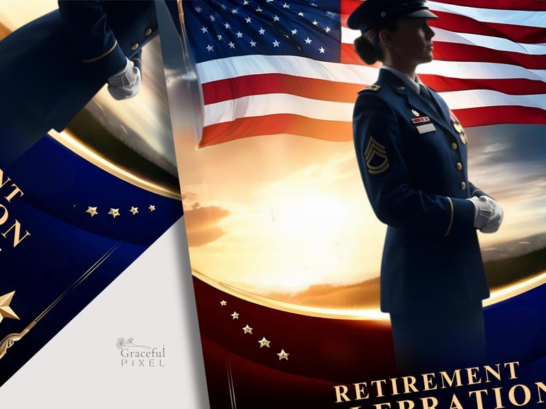 Military Retirement Ceremony Invitation - Personalized Air Force ...