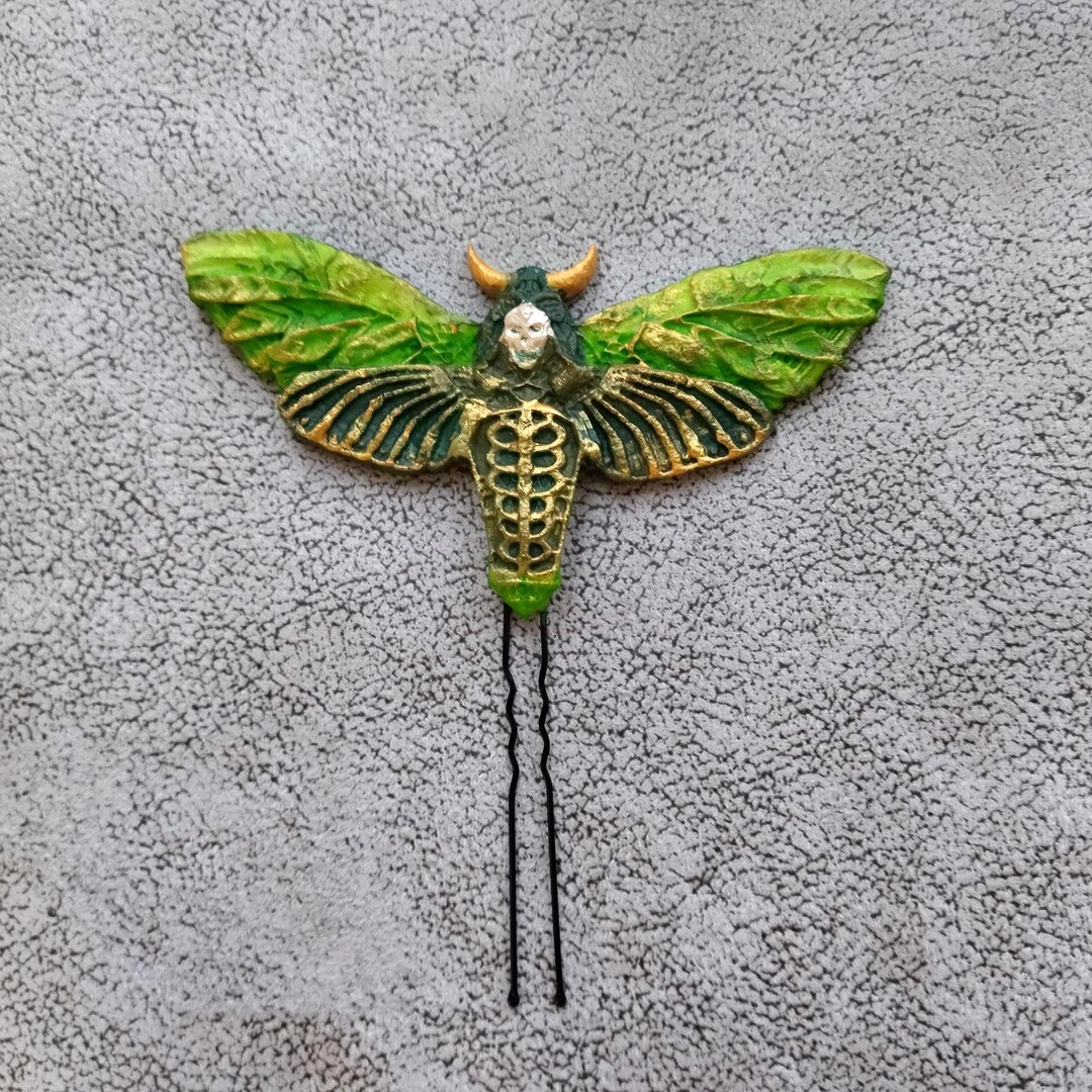 Insect Skull Moth Death's Head Butterfly Big Hairpin,hair Comb ...