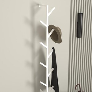 Wall-mounted Coat Rack - Stack, Space-saving Design for Hats, Coats and ...