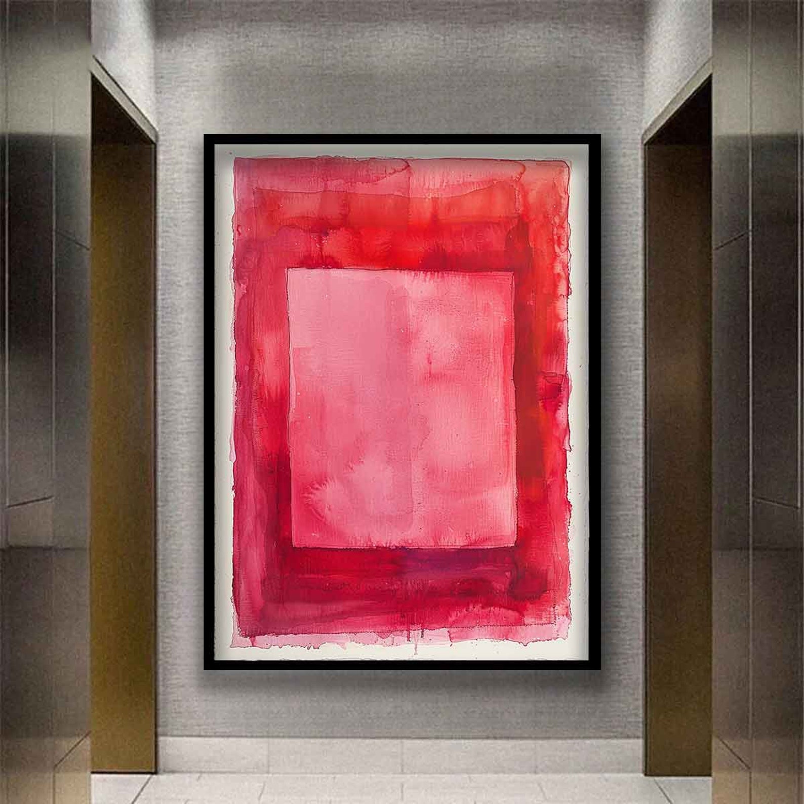 Mark Rothko Pink Canvas, Mark Rothko Pink Art, Mark Rothko Painting ...