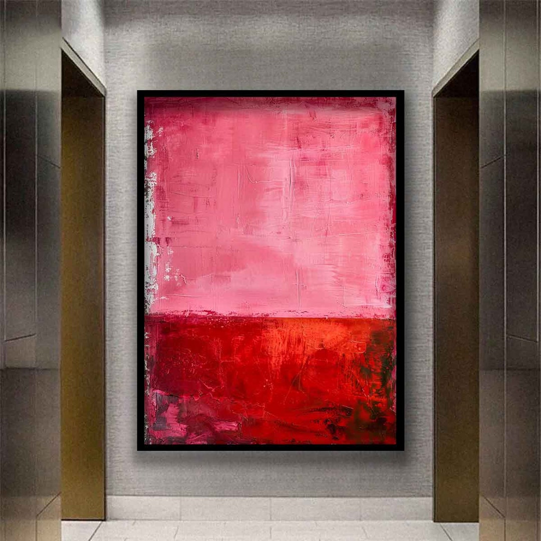 Mark Rothko Pink Canvas, Mark Rothko Pink Art, Mark Rothko Painting ...