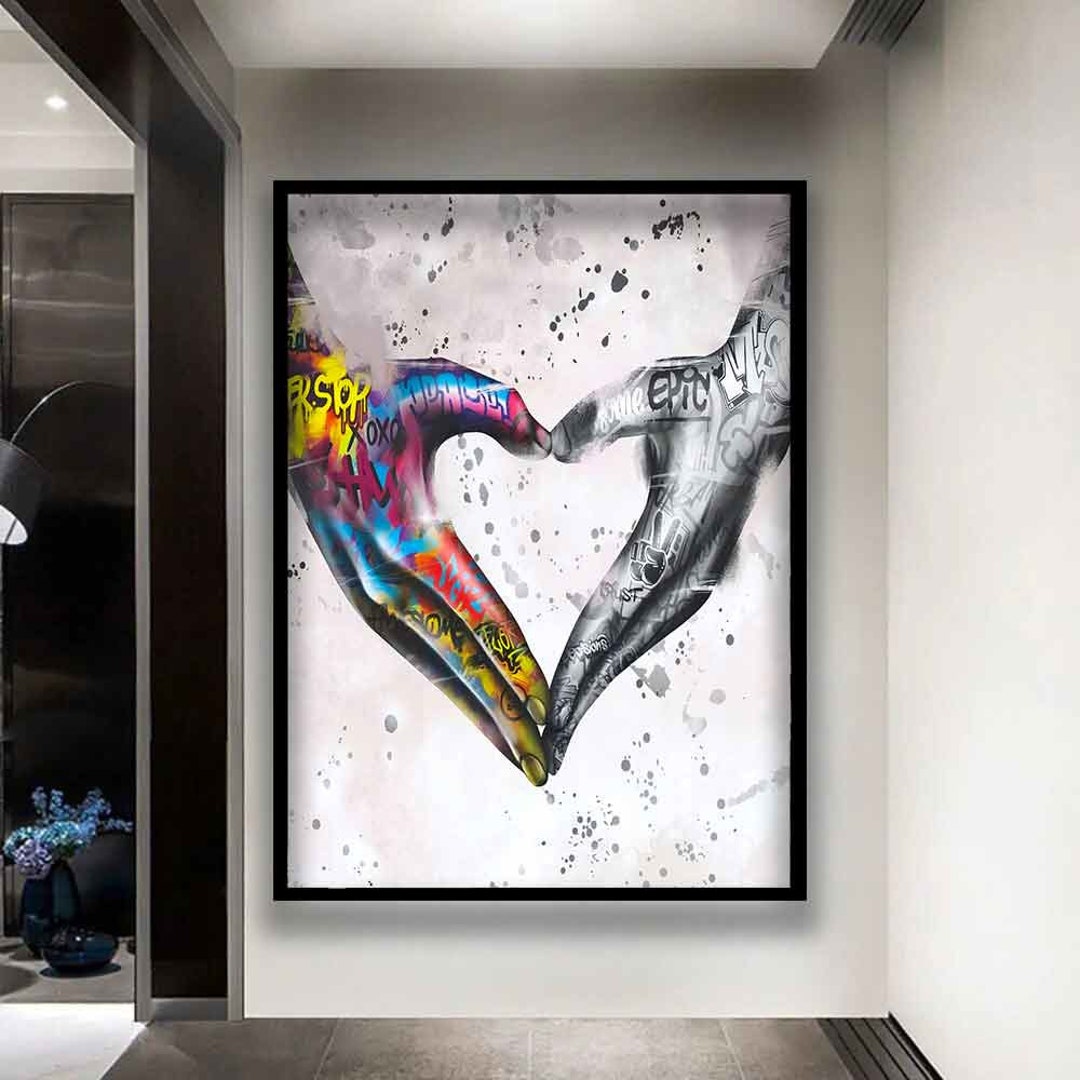 Hand Heart Painting, Hand Love Art, Hand Art, Hand Painting, Hand Heart ...