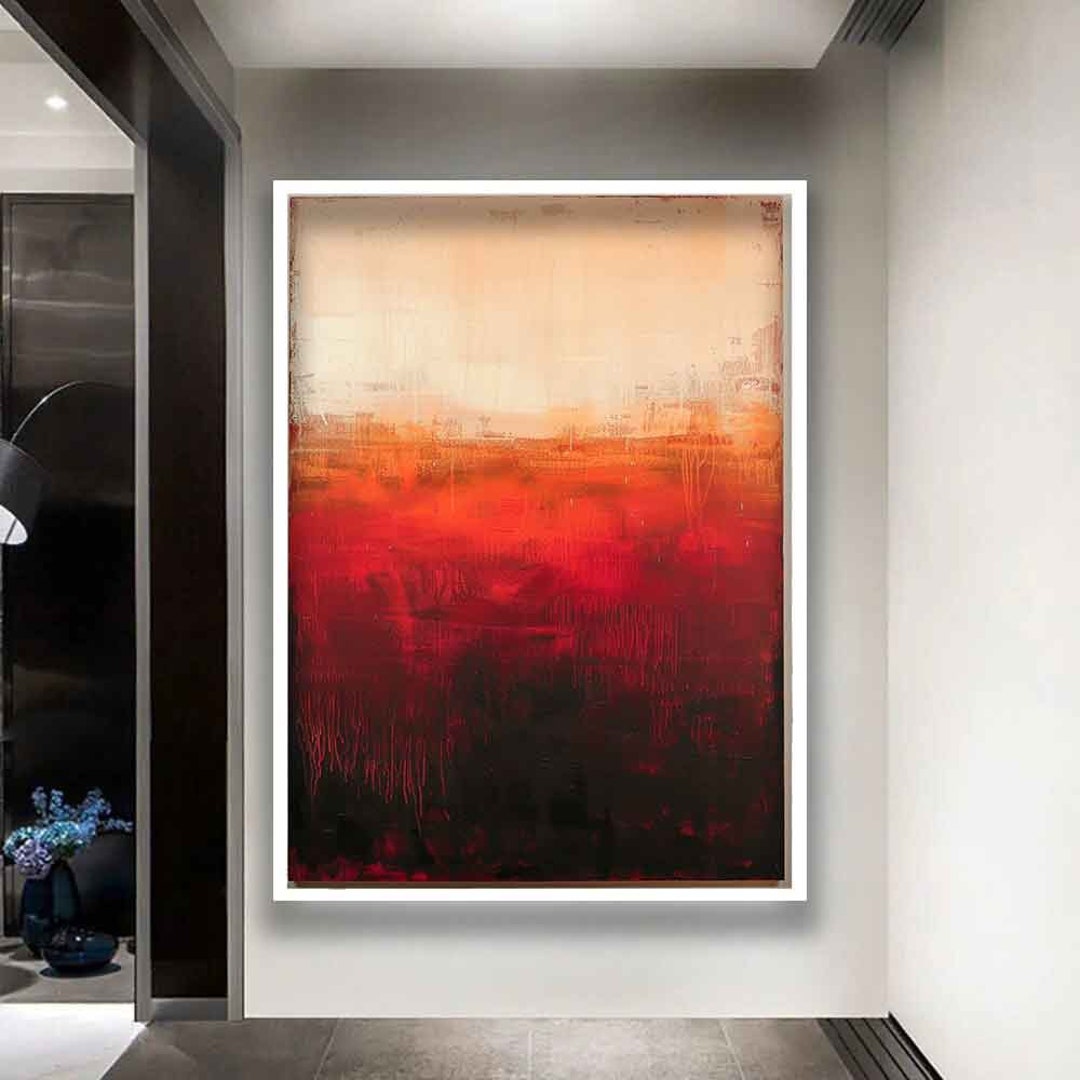 Mark Rothko Red Canvas, Mark Rothko White Art, Mark Rothko Painting ...