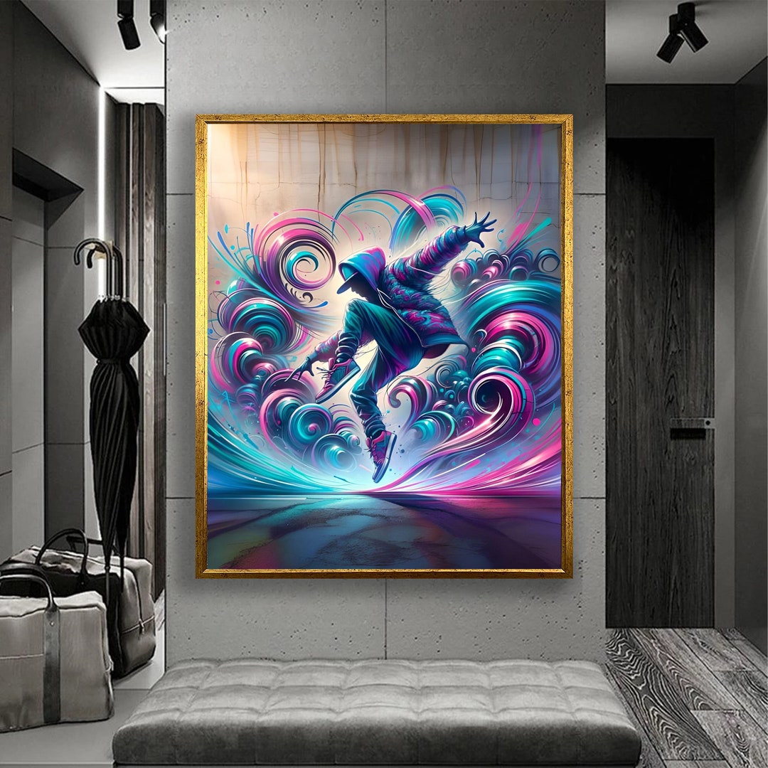 Graffiti Unique Costume,graffiti Print Art Canvas,graffiti Canvas Art ...