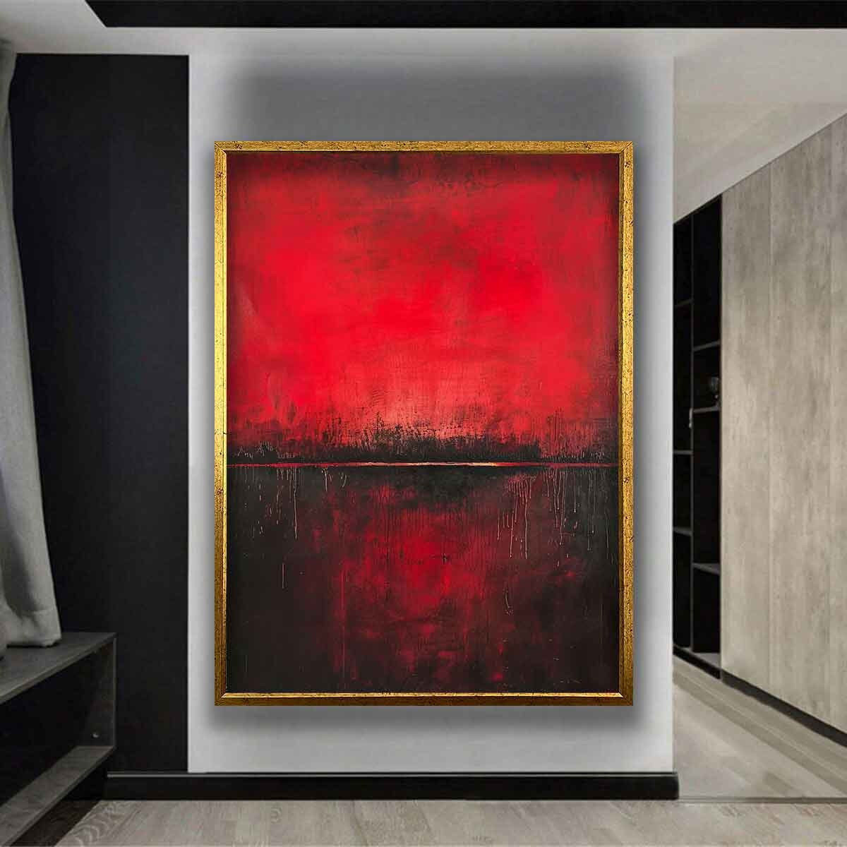 Mark Rothko Red Canvas, Mark Rothko Red Art, Mark Rothko Painting, Mark ...