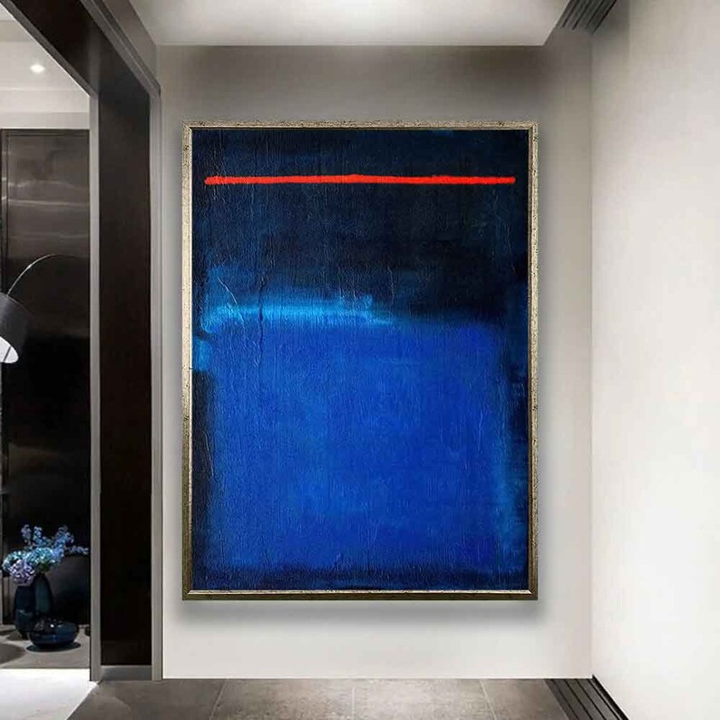 Rothko Blue Pattern Art,mark Rothko Wallpaint,mark Rothko Canvas ...