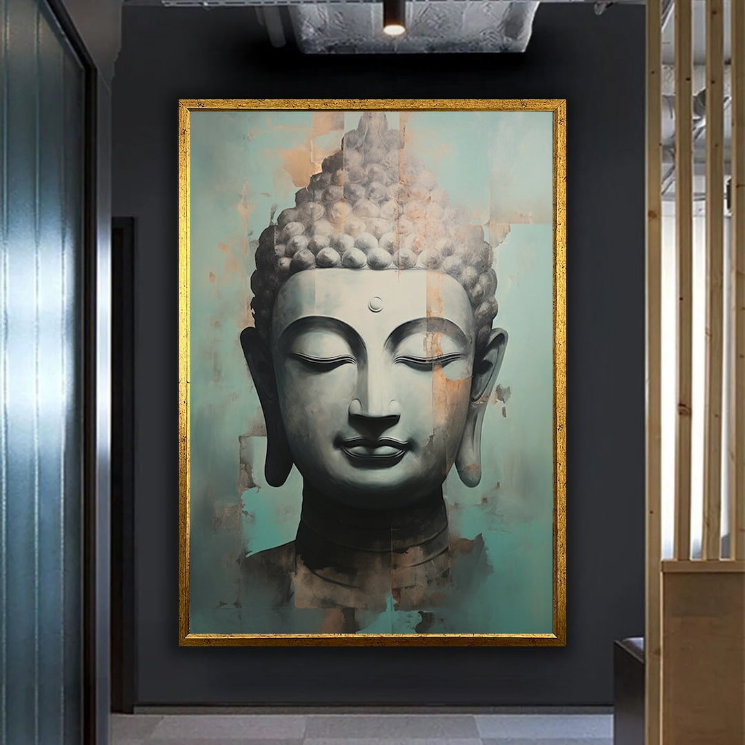 Buddha Canvas Print, Sacred Buddha Image Display, Buddha Inspired ...