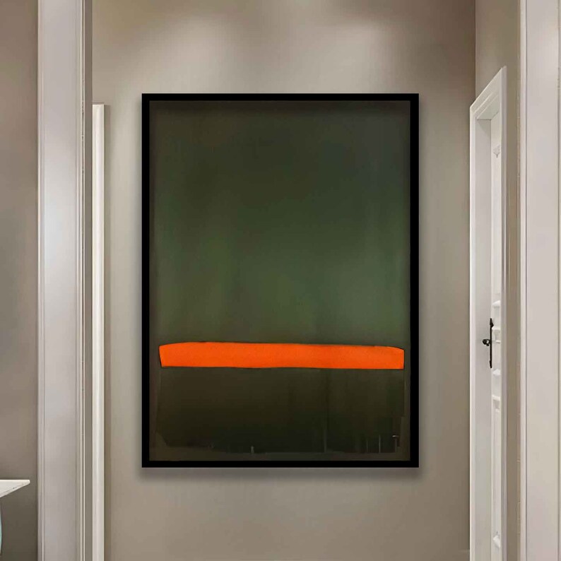 Mark Rothko Olive Print, Mark Rothko Canvas, Mark Rothko Painting, Mark ...
