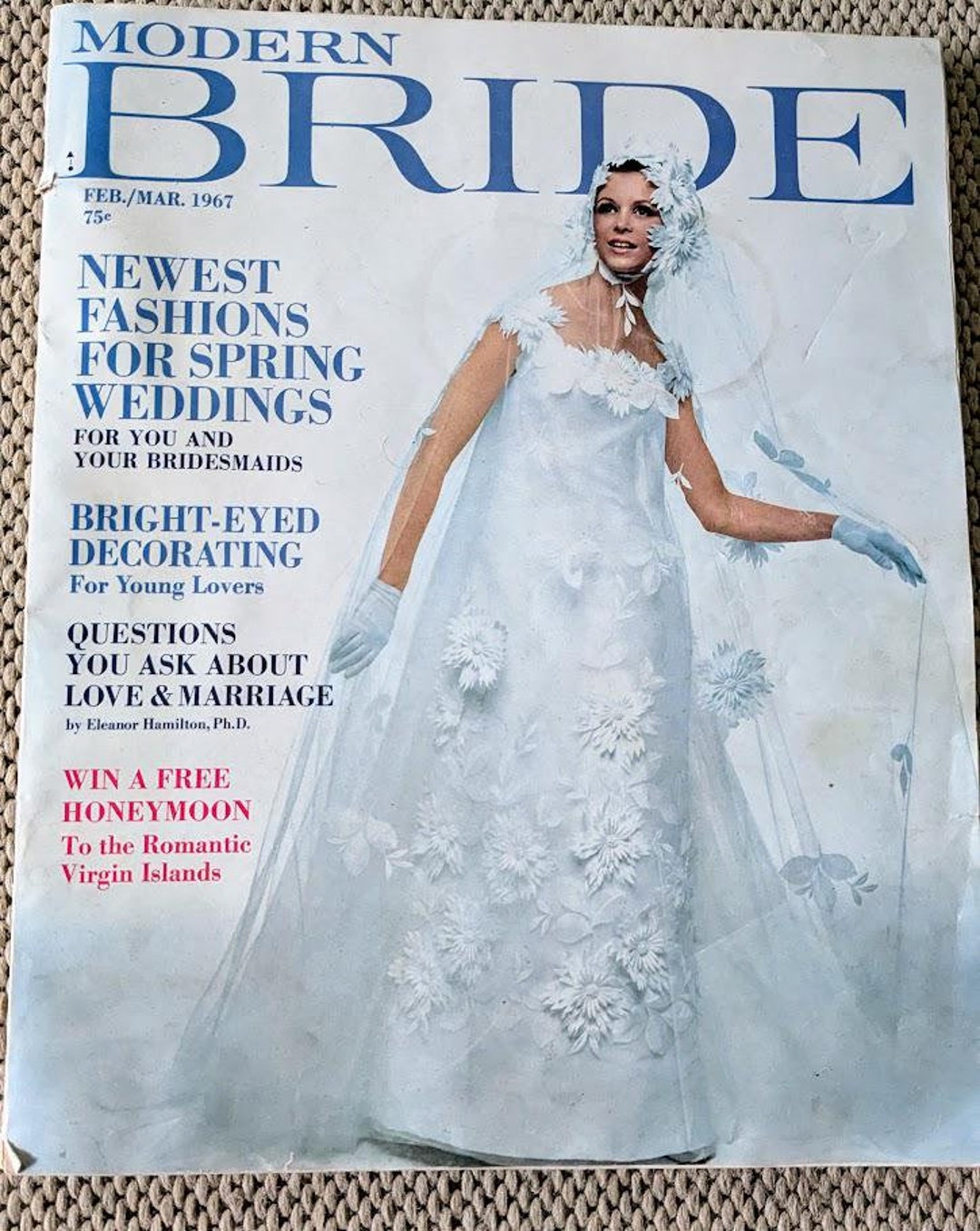 Antique Modern Bride Magazine February/march 1967 Retro Mod Fashion ...
