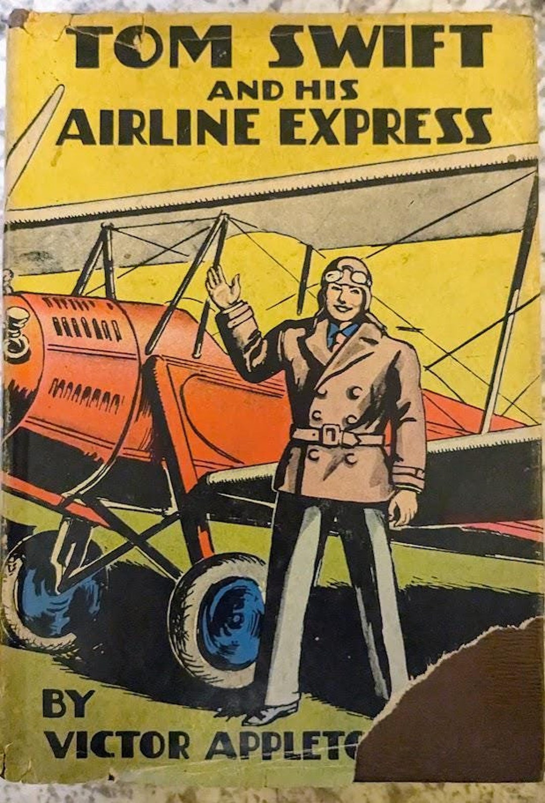 Tom Swift & His Airline Express Victor Appleton Whitman Publish Dust ...