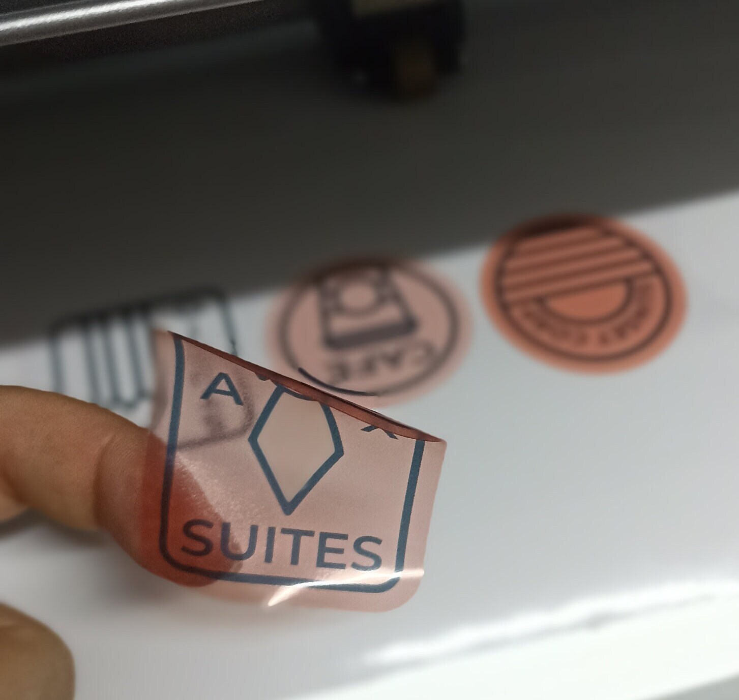 50 Custom Clear Sticker, Die Cut Sticker, Personalized Waterproof Vinyl, Any Shape Custom ...