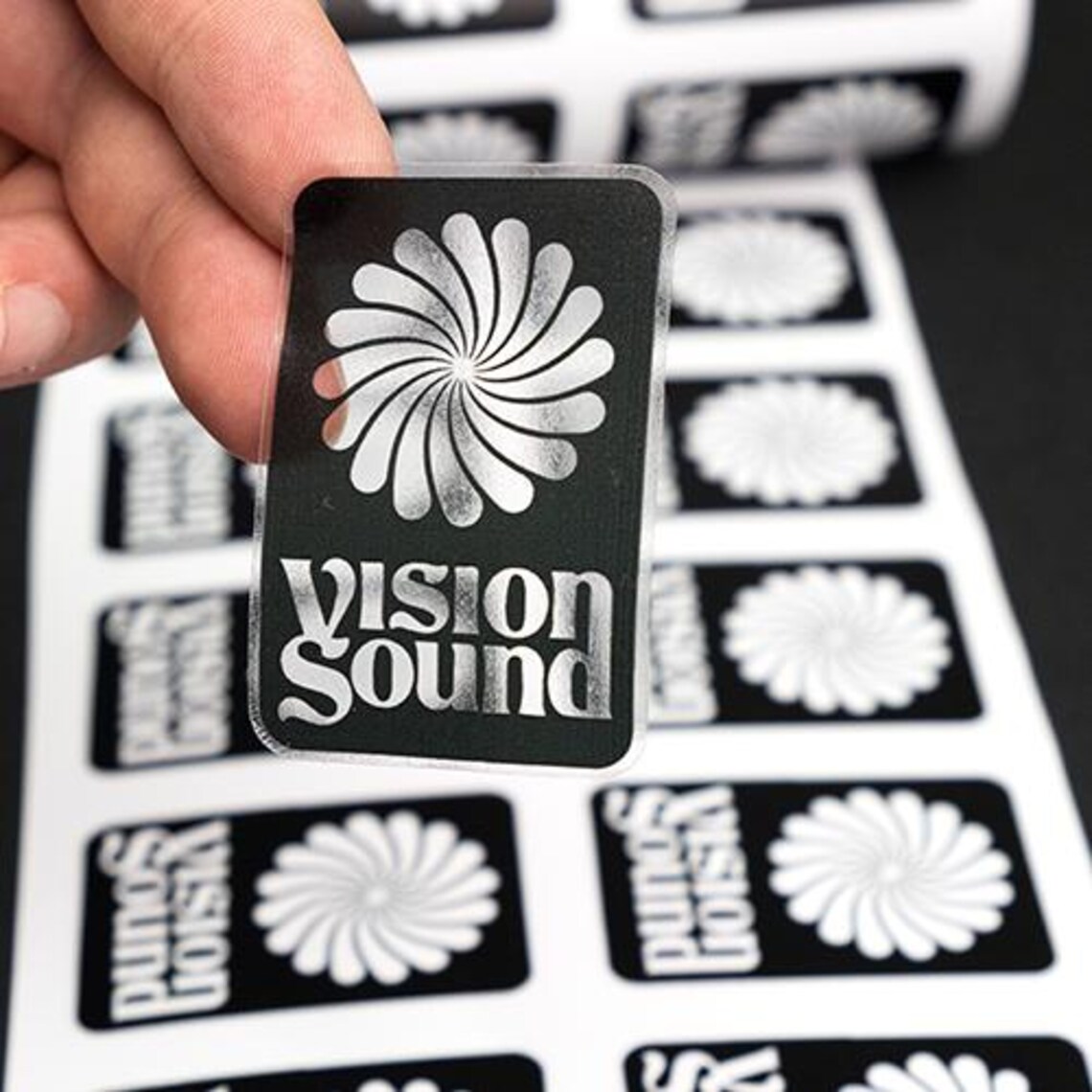 500 Custom Clear Sticker, Die Cut Sticker, Personalized Waterproof ...