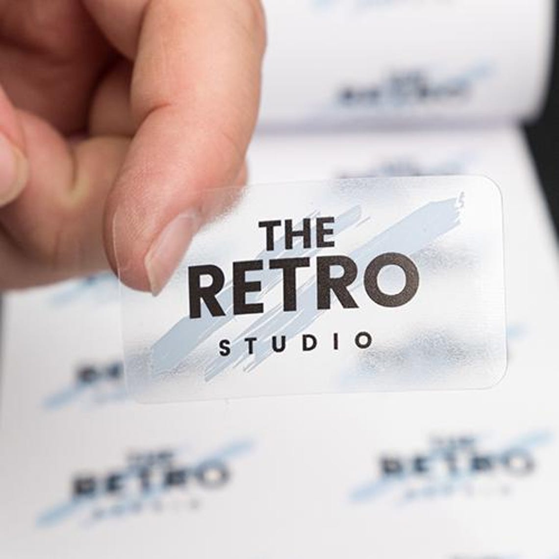 500 Custom Clear Sticker, Die Cut Sticker, Personalized Waterproof Vinyl, Any Shape Custom ...