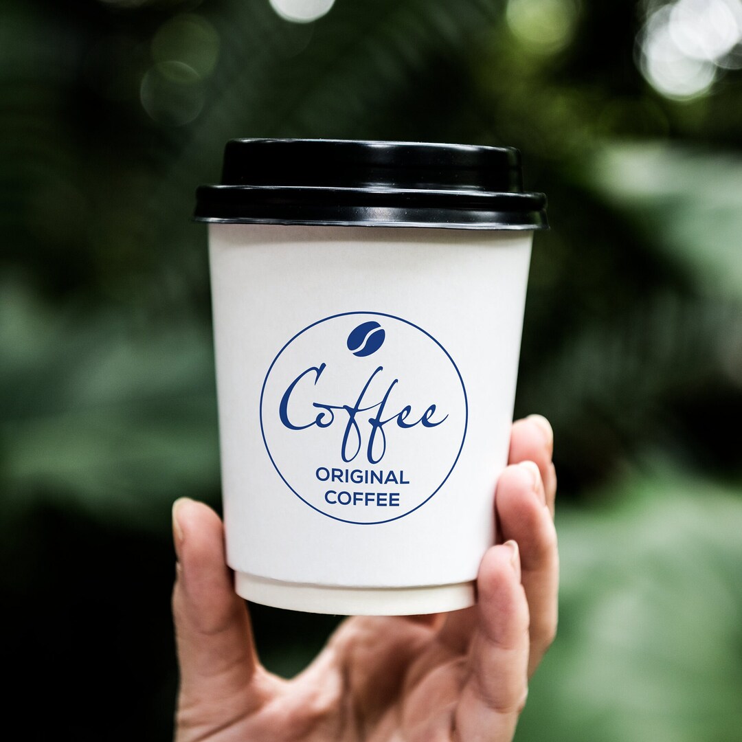 2'' 1000 Pieces Custom Sticker, Bulk Personalized Labels, Coffee ...