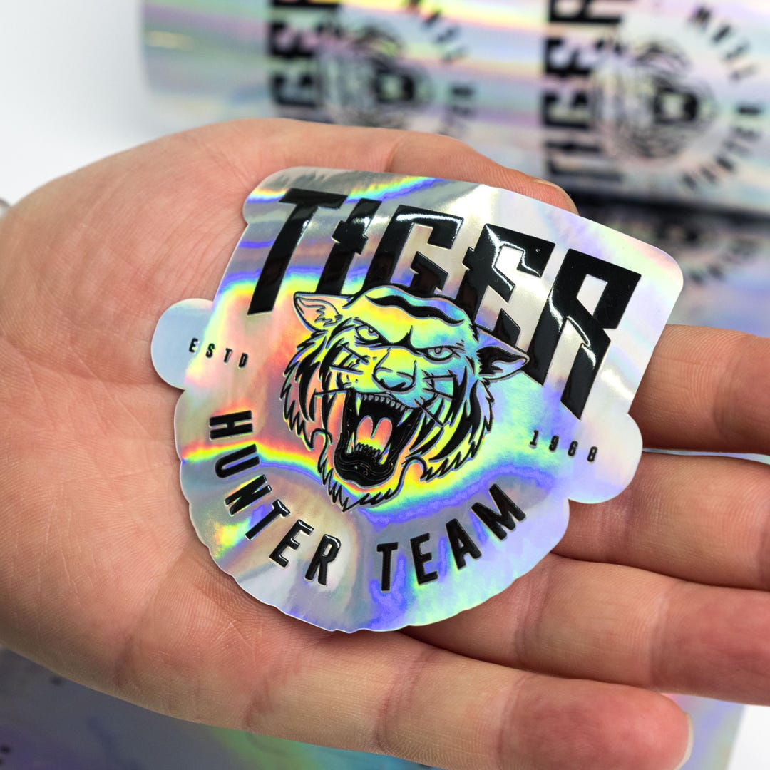 Custom Holographic Stickers, Die Cut Stickers, Hologram Sticker ...